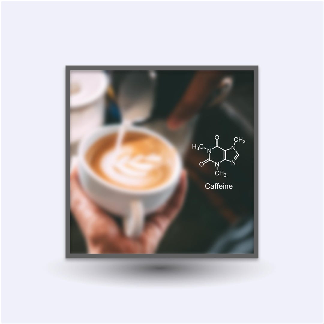 Coffee Chemical Formula Wall Art - Etsy