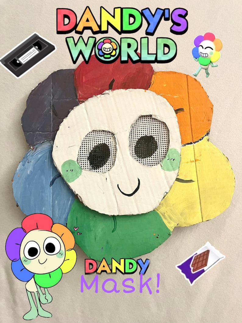 Dandy Mask From Dandy’s World! - Etsy