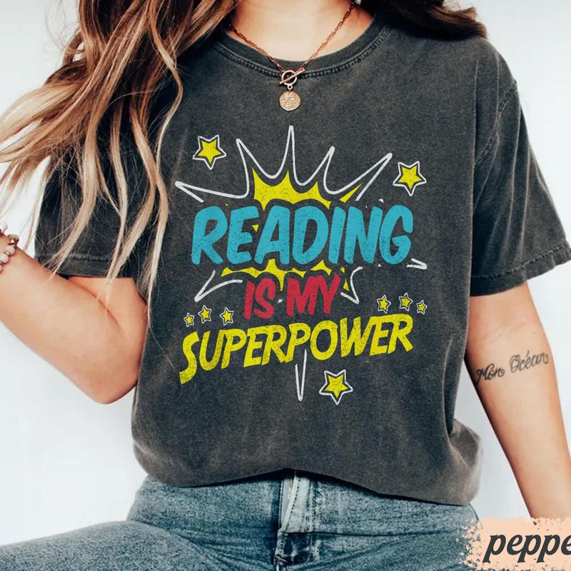 Reading is My Superpower - Etsy