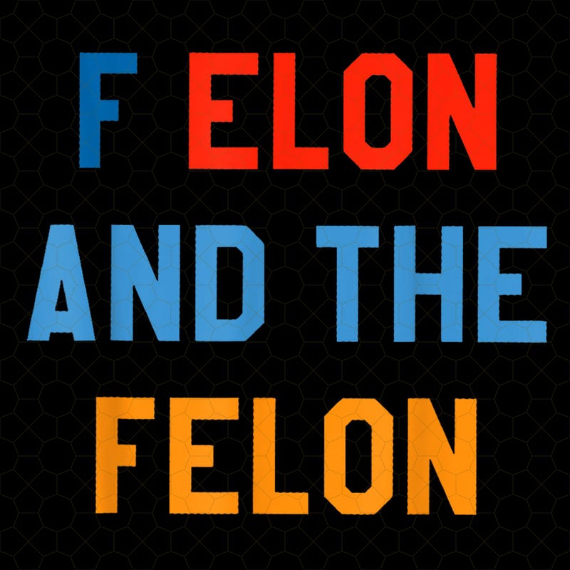 F Elon and the Felon - Etsy