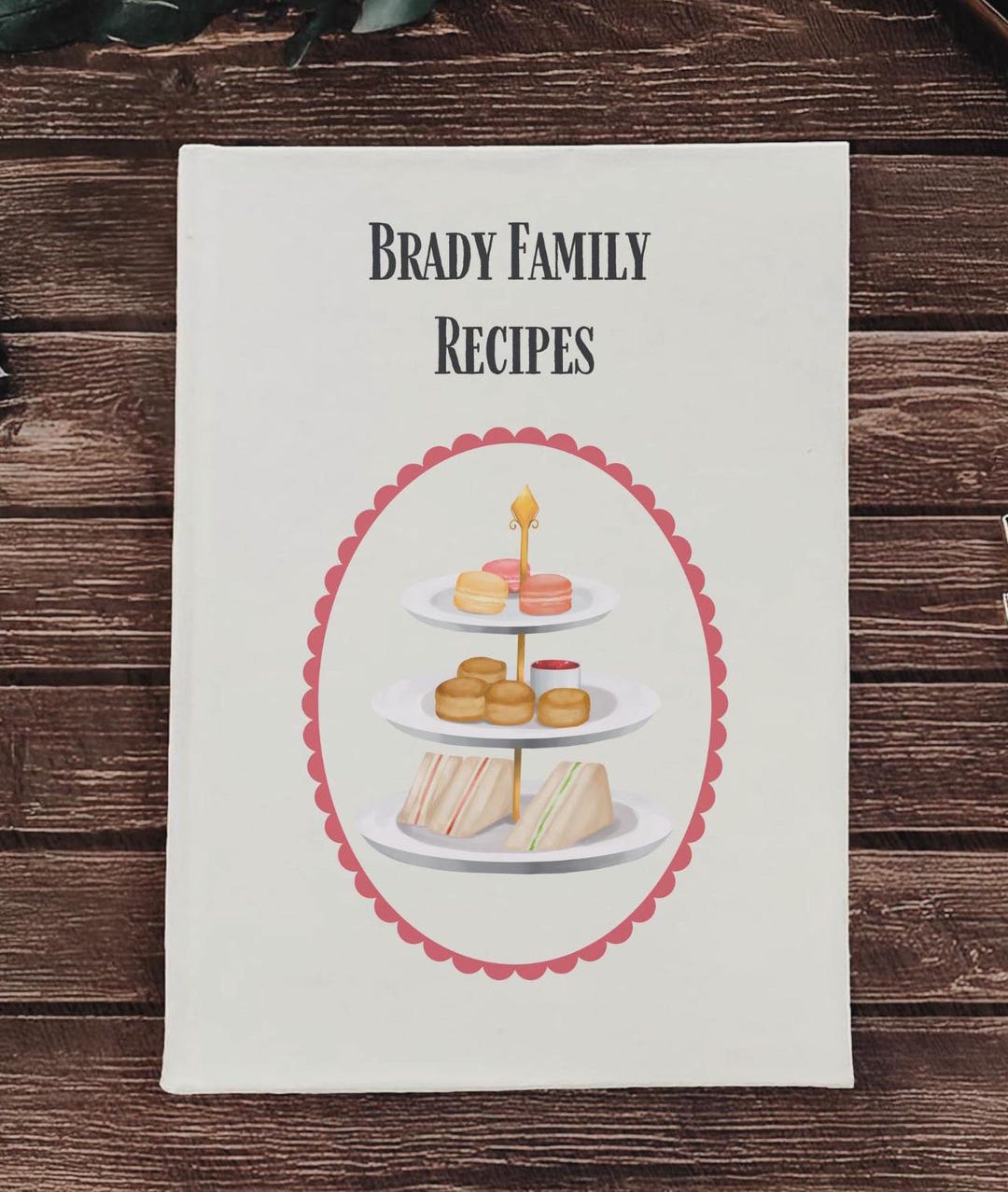 Personalized Recipe Book Custom Name Cookbook Cooking Journal Gift for ...