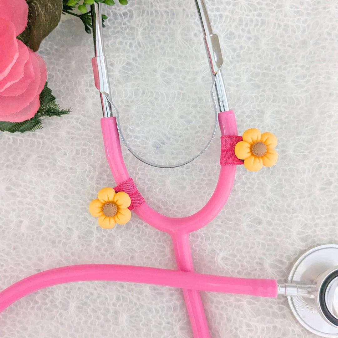 Stethoscope Charm With Sunflower for Pediatric Nurse, Stethoscope Charm ...