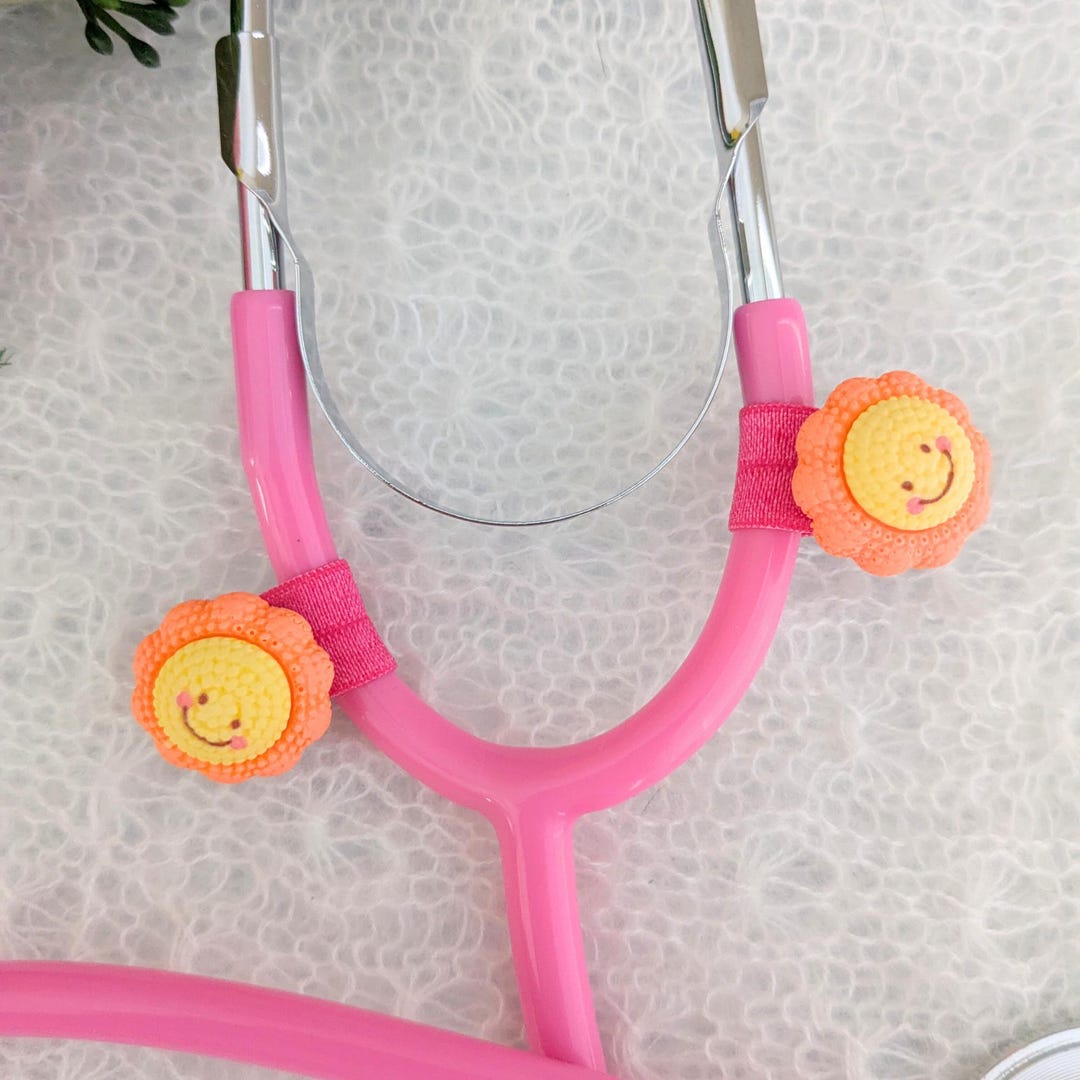 Stethoscope Charm With Cute Sun for Pediatric Nurse, Stethoscope Charm ...