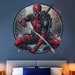 Deadpool Wall Decal Wolverine Wall Sticker Superheroes Wall Art Wall ...