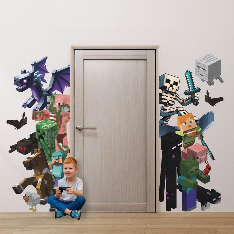 Minecrafts Wall Decals - Etsy