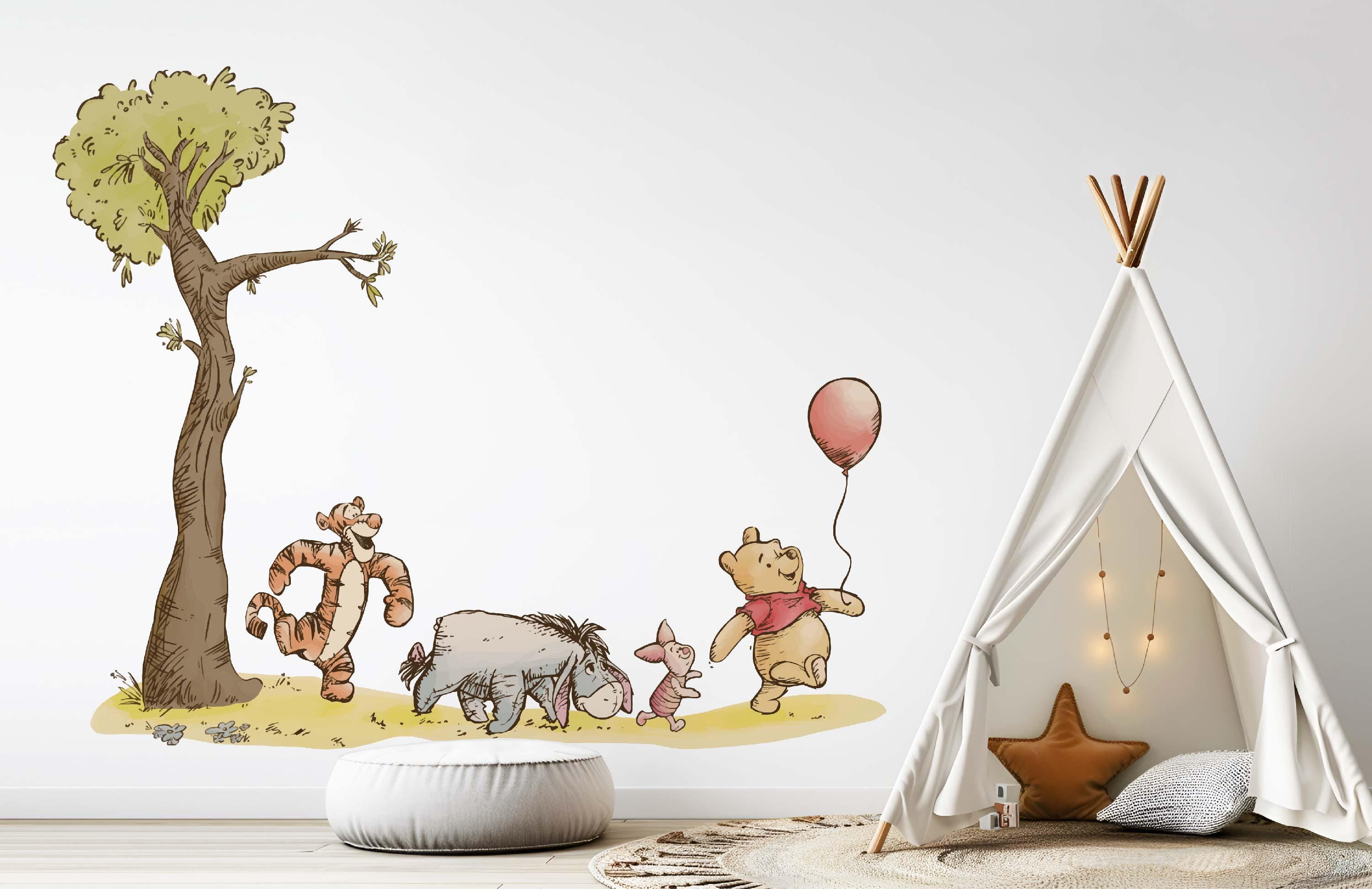 Winnie the Pooh Wall Decal Tigger Wall Sticker Eeyore Wall Mural Piglet ...