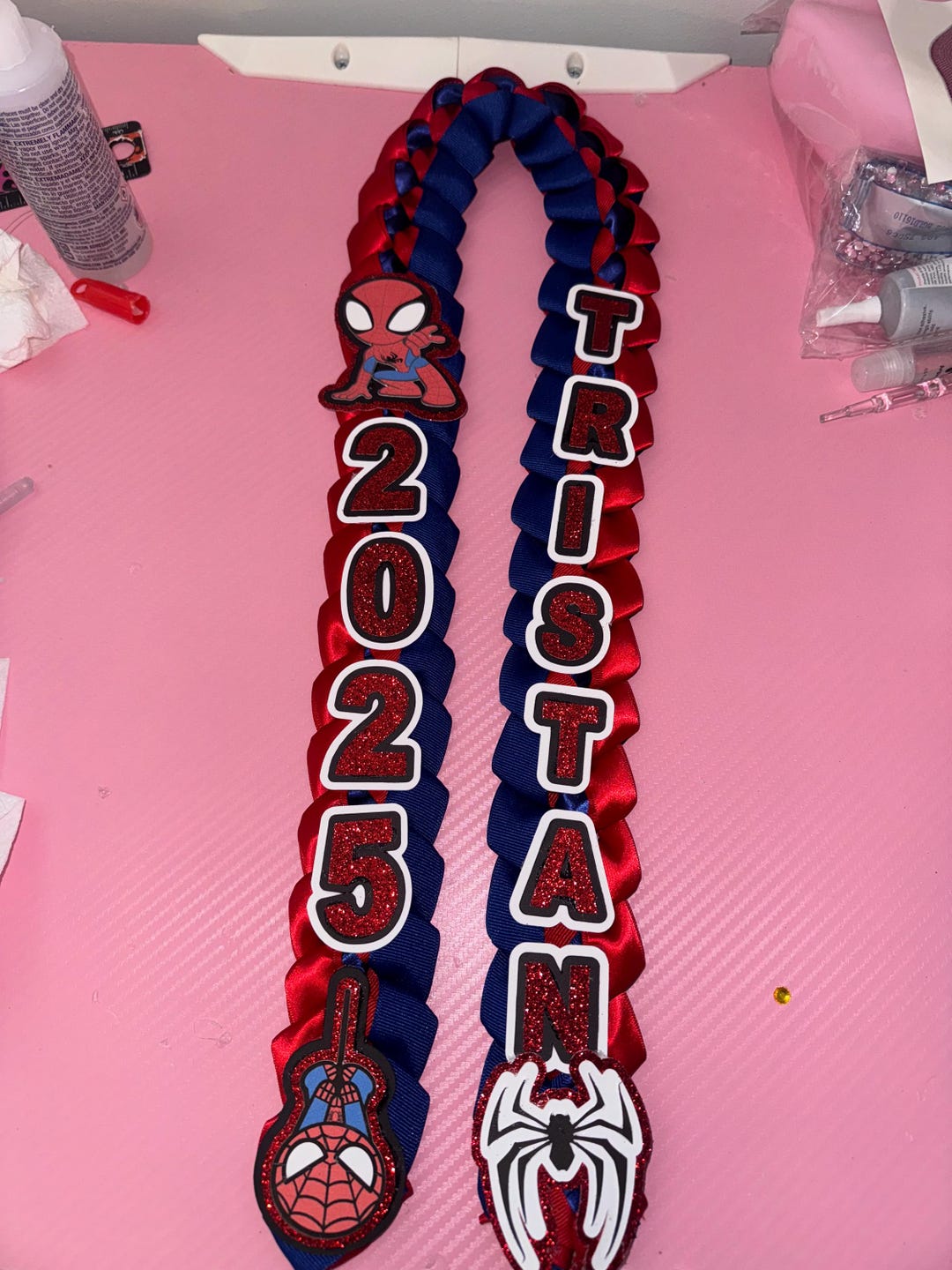 Spider-man Kindergarten Graduation Lei With Hat - Etsy