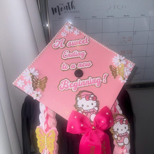 Hello Kittys Graduation Cap - Etsy