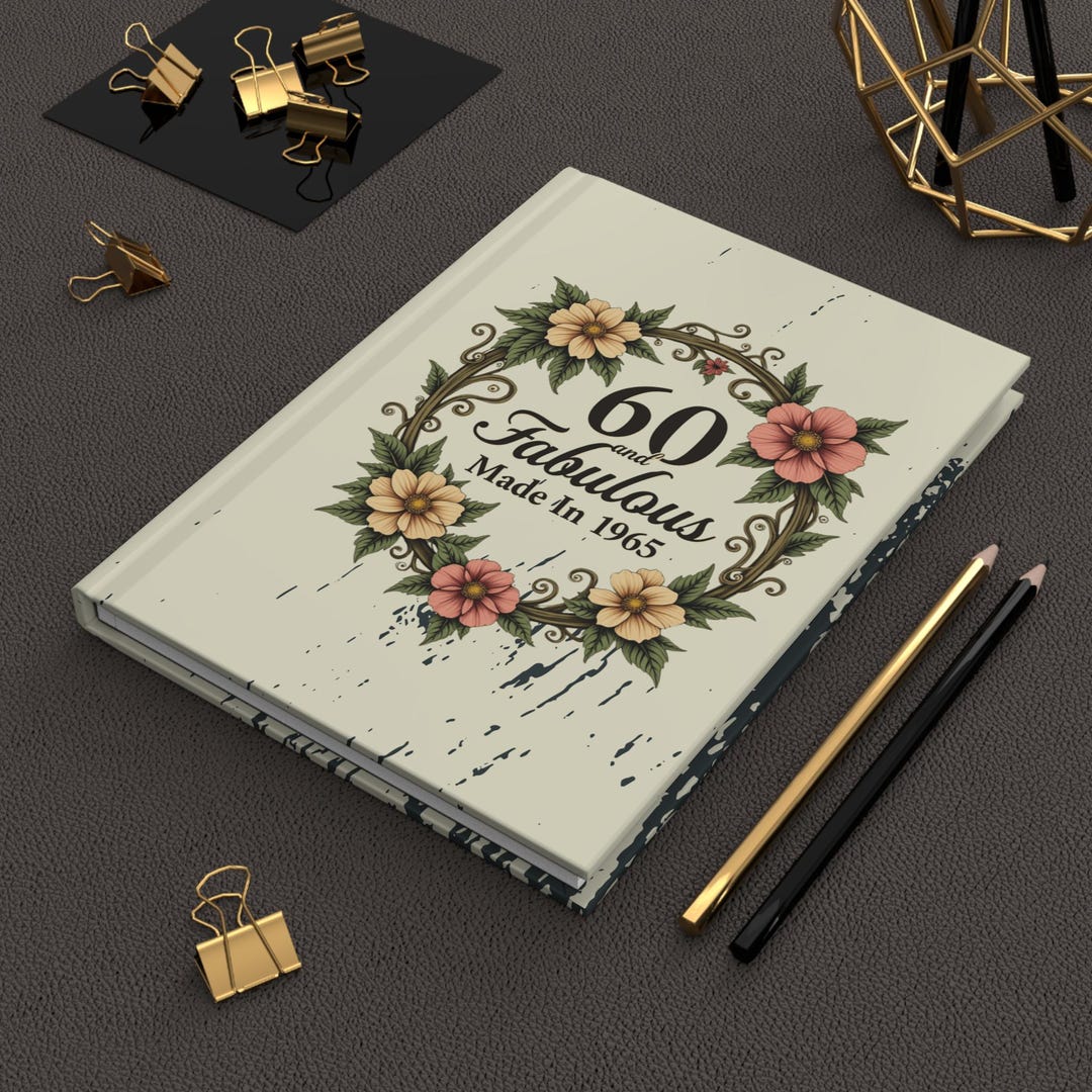 60th Birthday Journal, 60th Birthday Gifted, Keepsake Journal 60th ...