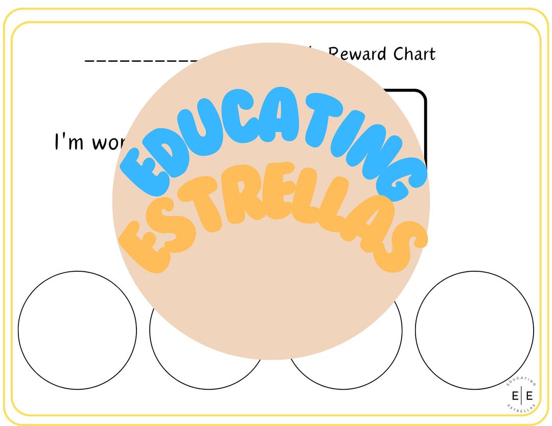 Token Chart, Visual Reinforcement, I Am Working For... - Etsy