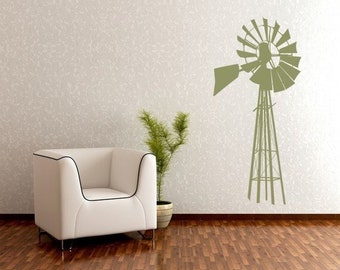 Windmill Love Sticker G580 8 Vinyl Beach Windmills New - Etsy