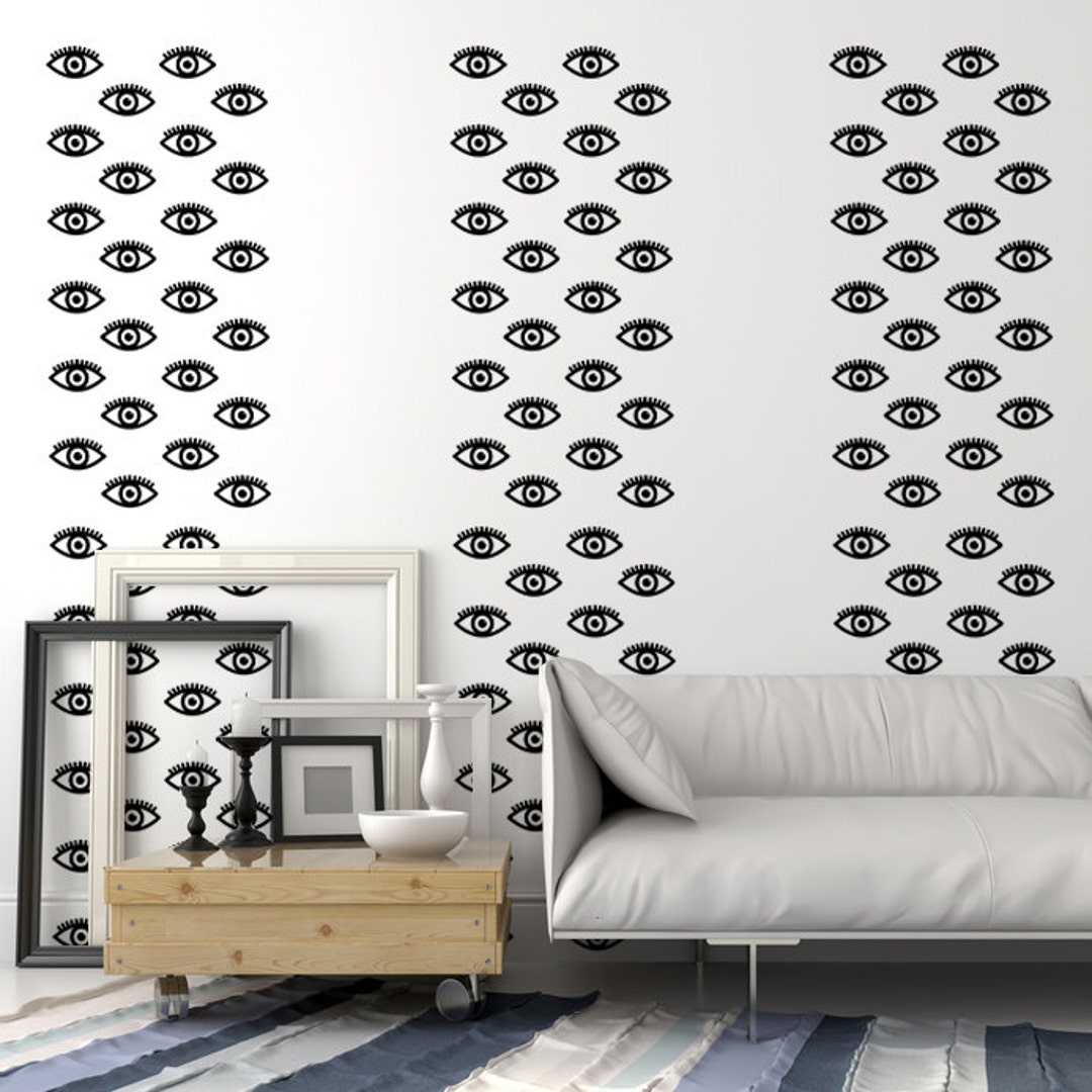 Eye Wall Decal, Modern Decals, Optometry Art, Optometrist Wall Decor ...
