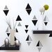 Triangle Wall Decal, Geometric Wall Decor, Triangles Dorm Decor ...