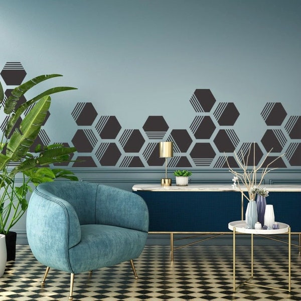 Geometric Decal - Etsy