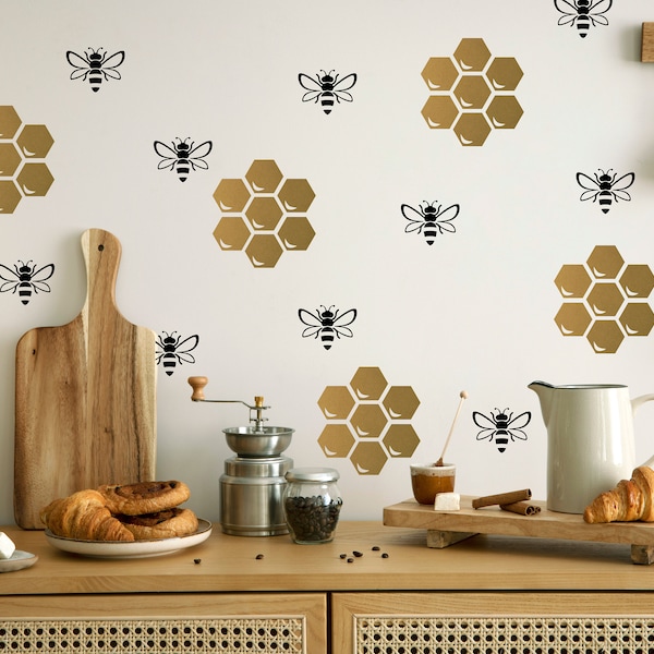 Bee Wall Decal - Etsy