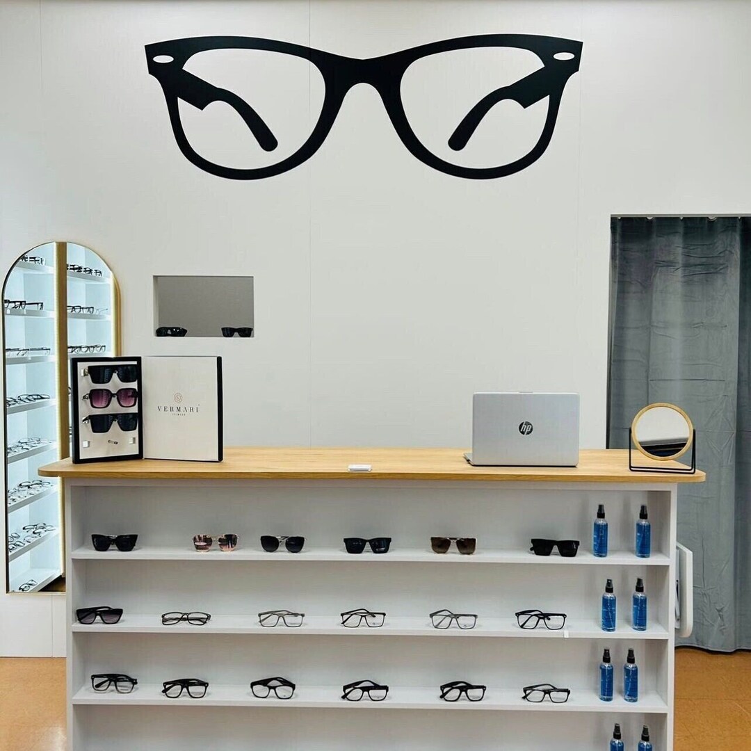 Hipster Wall Decal, Glasses Wall Decal, Decor for Kids, Eyewear Wall ...