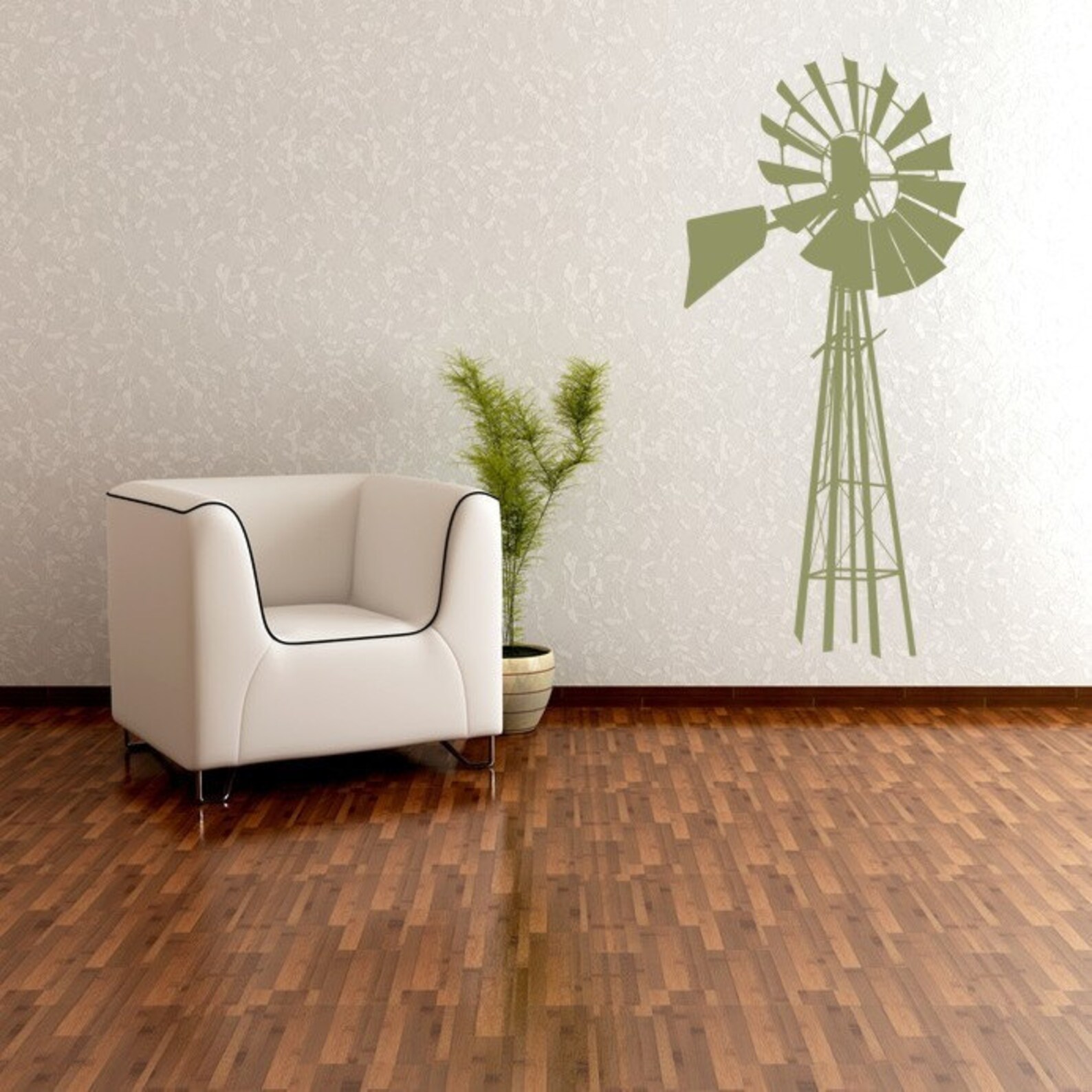 Windmill Wall Decor Windmill Wall Art Windmill Decal - Etsy