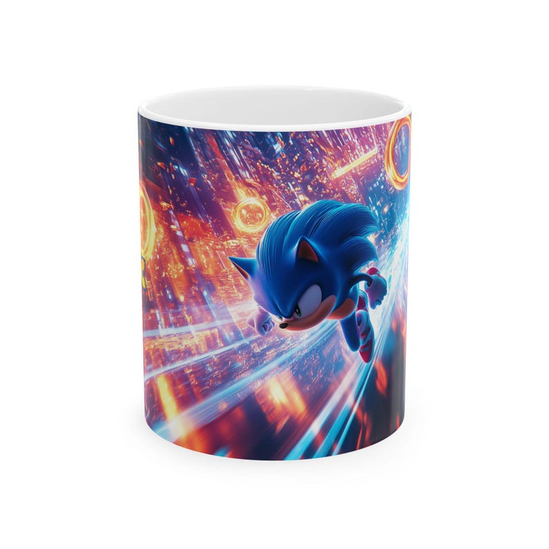 Sonic the Hedgehog Mug, Sonic Mug, Sonic Mug Design, Sonic the Hedgehog ...