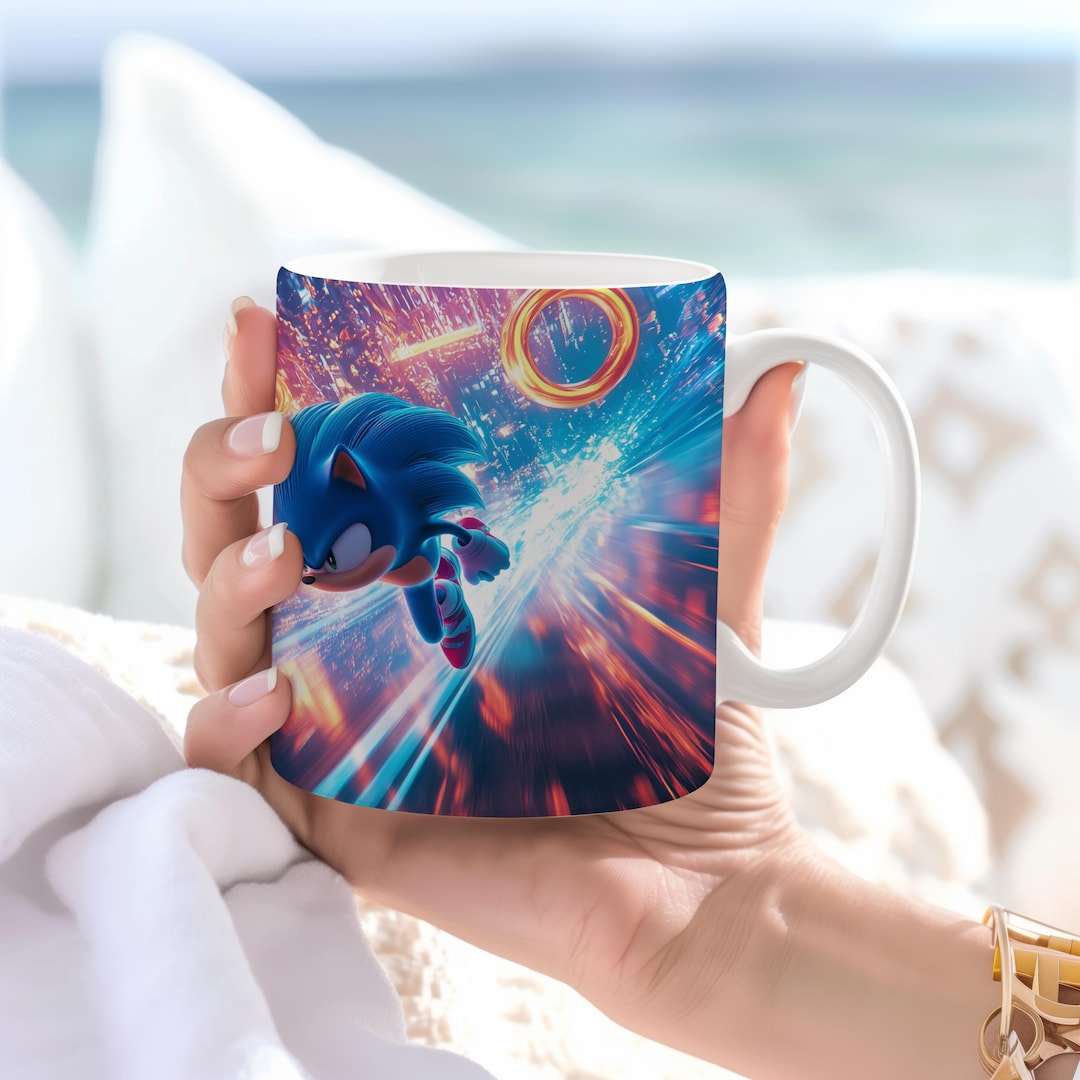 Sonic the Hedgehog Mug, Sonic Mug, Sonic Mug Design, Sonic the Hedgehog ...