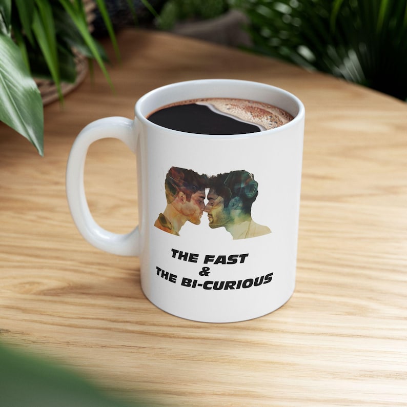 Fast & Bi Curious, Fast Furious, Fast and Furious Parody, Parody Mug ...