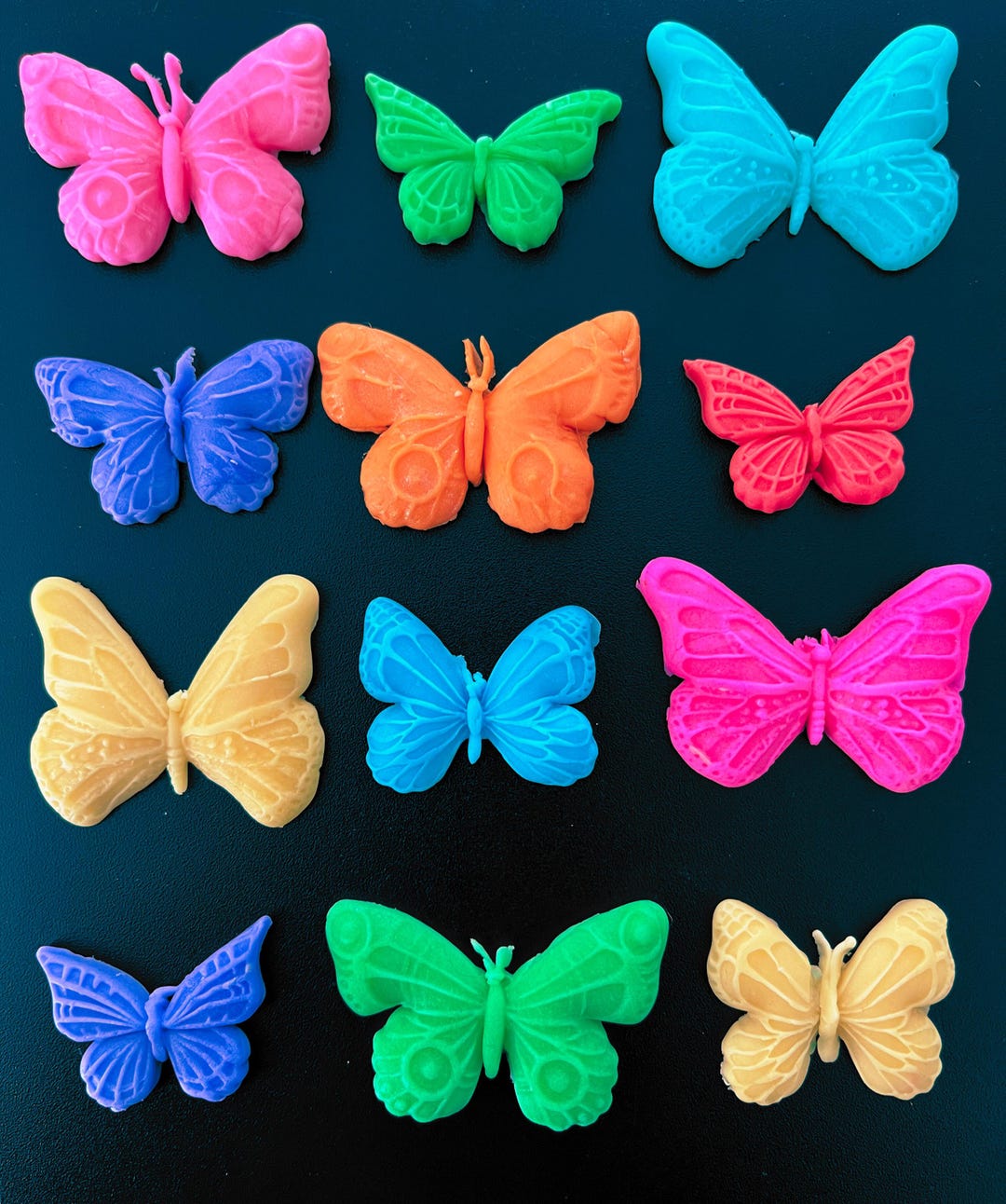 Butterfly Cake Toppers Fondant Butterfly Cake Toppers Gum Paste ...
