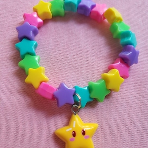 Cosmic Rainbow Star Bracelet - Etsy