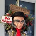 Handcrafted Grumpy Old Man, Scrooge Like Wreath, Holiday Decor ...
