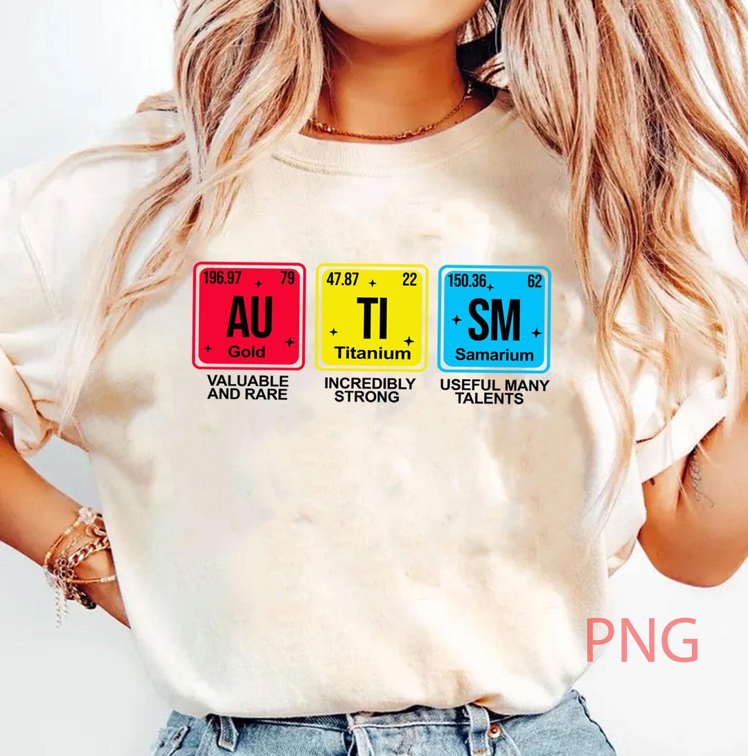 Autism Periodic Table Png, Special Education Teacher Png, Autism Png ...