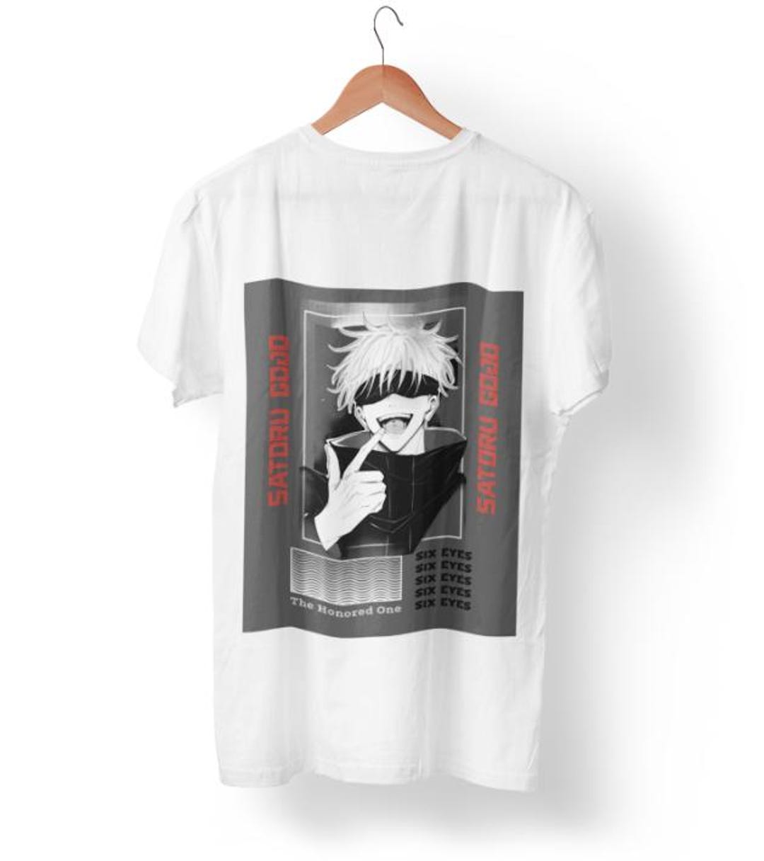 Satoru Gojo Jujutsu Kaisen Anime Manga Unisex T-shirt, Top Tee Shirt ...