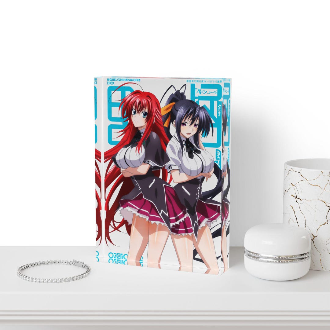 Artwork of Akeno Himejima and Rias Gremory From High School Dxd, Manga ...