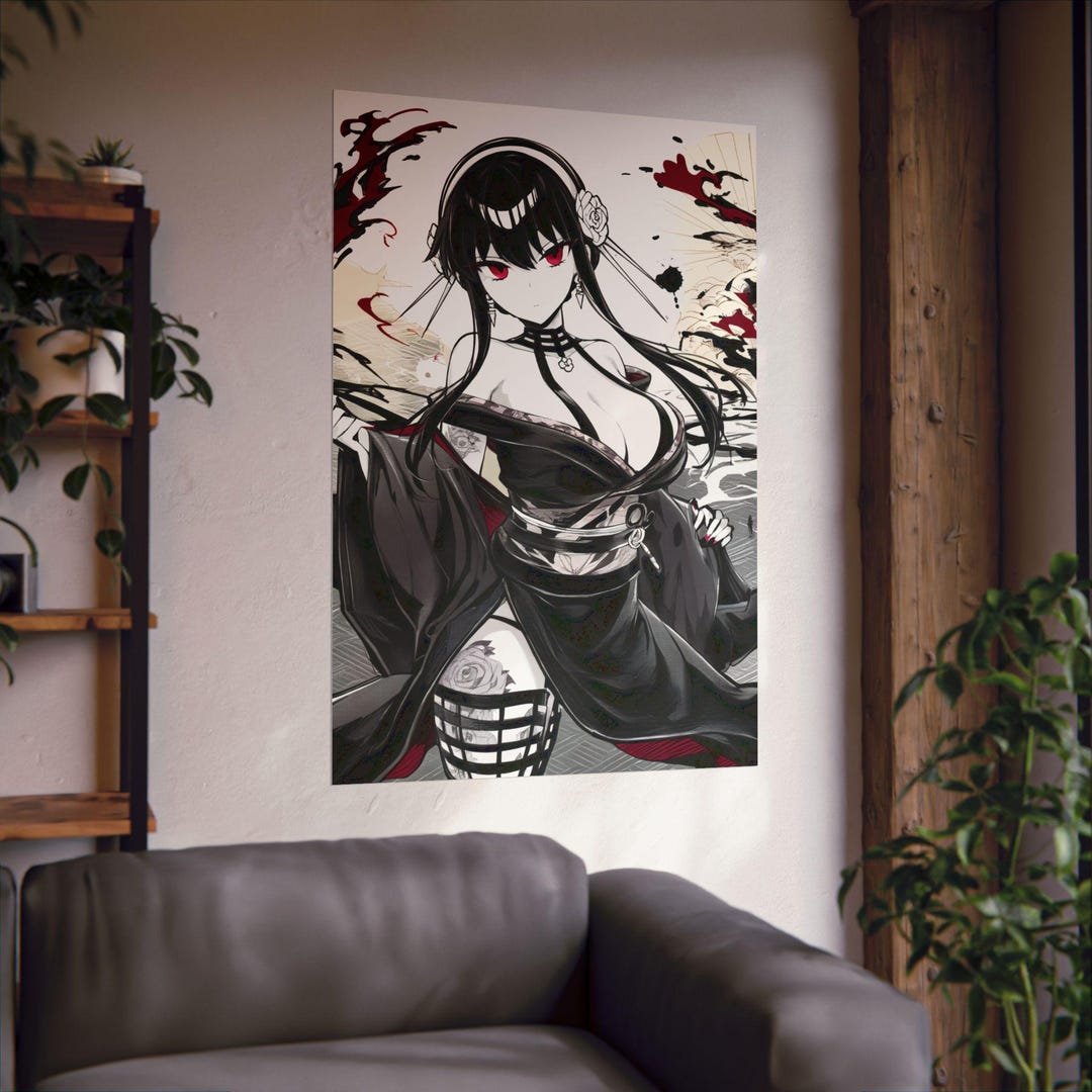 Yor Forger From Spy X Family in Japanese Traditional Art Style ...