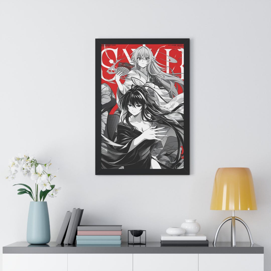 Rias Gremory and Akeno Himejima, Japanese Traditional Art Style Sexy ...