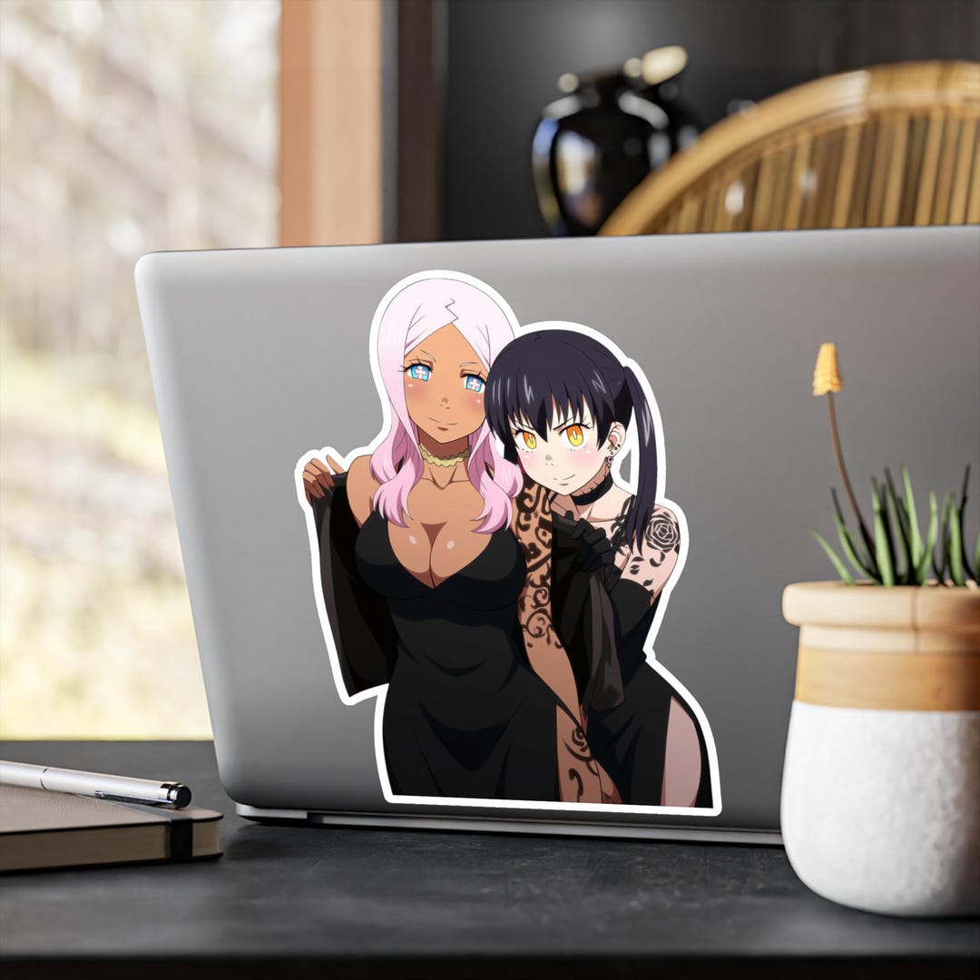 Buy Fire Force Princess Hibana & Tamaki Kotatsu Stickers, Anime Waifu ...