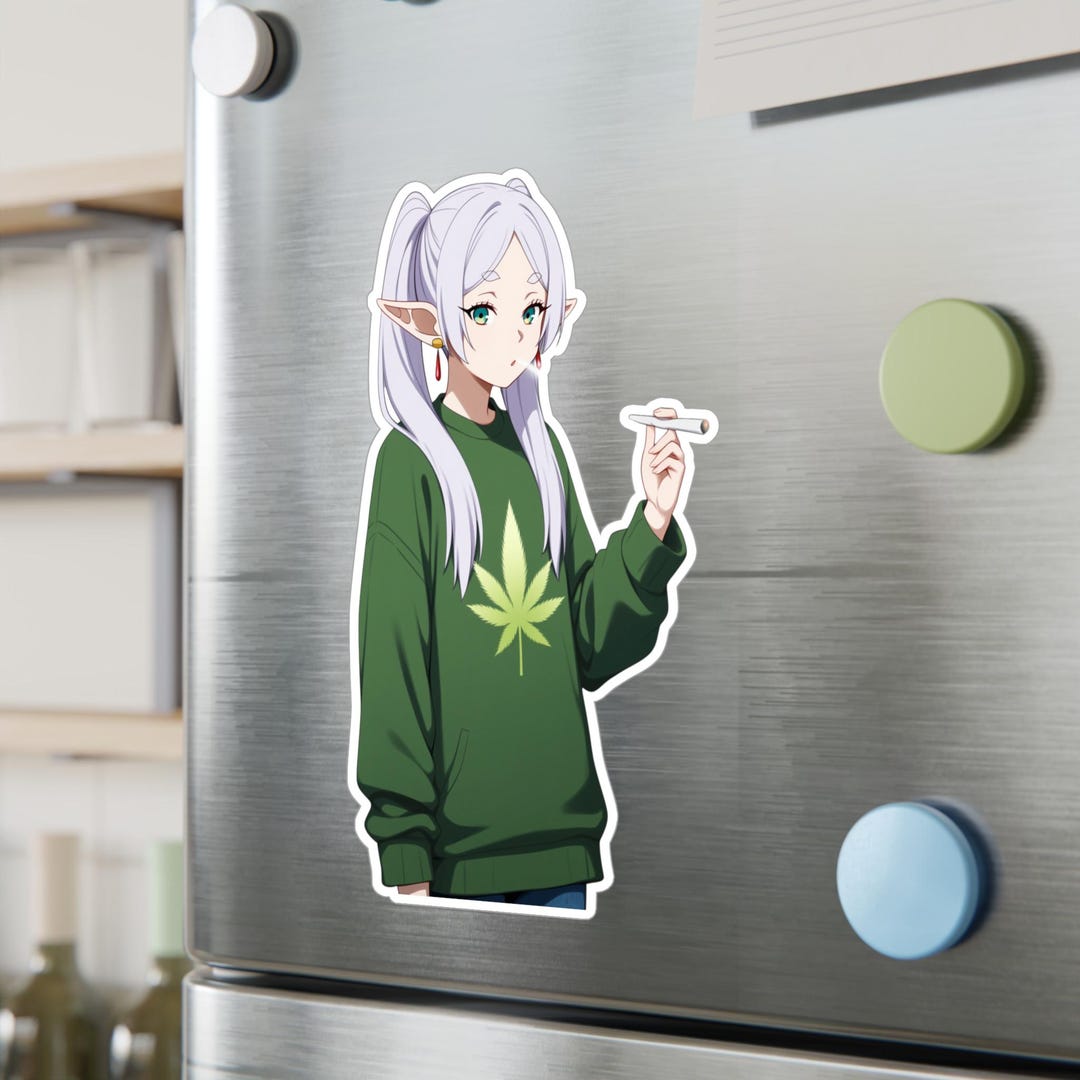 Frieren Beyond Journey's End Waifu Sticker | Cute Anime Girl Vinyl ...