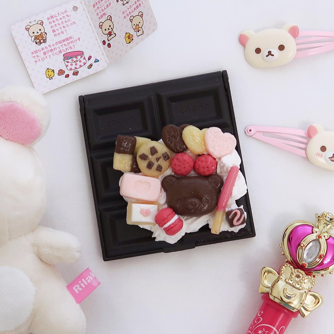 Love Letter Choco Mirror, Sweets Decoden, Shoujo Girl Fashion, Kawaii ...