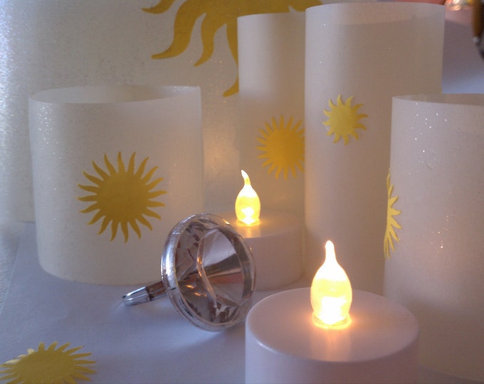 RUSH ORDER 36 Disney Tangled Inspired Rapunzel's Glittery Tiny Lantern ...