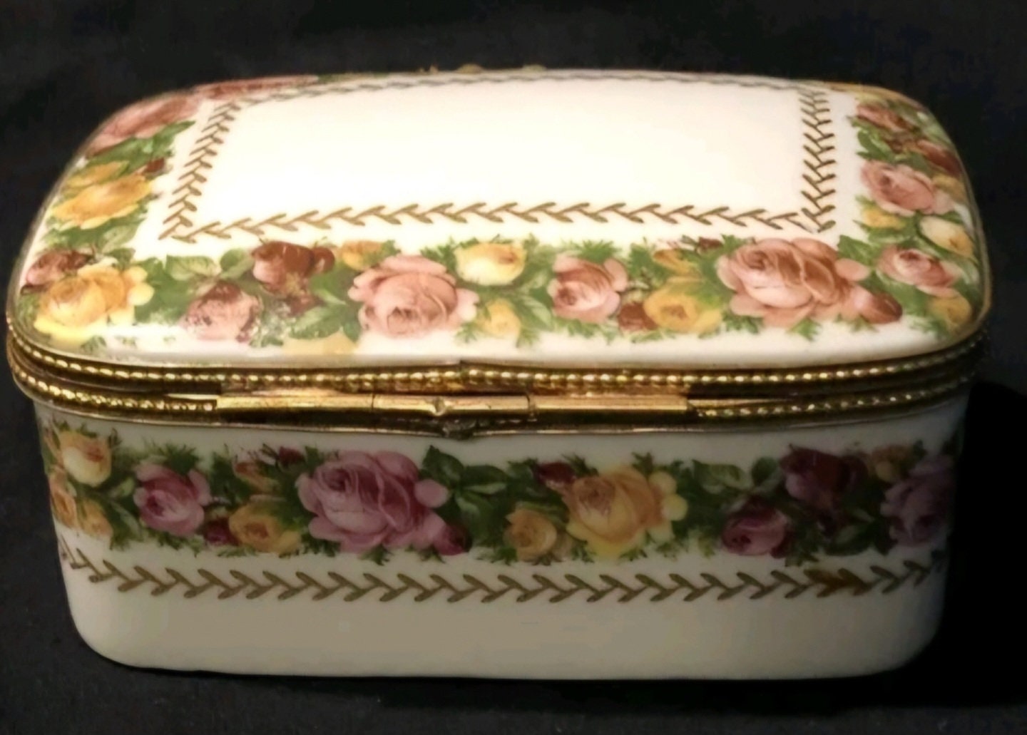 Antique/vintage Limoges Ring/trinket Box. Beautiful - Etsy
