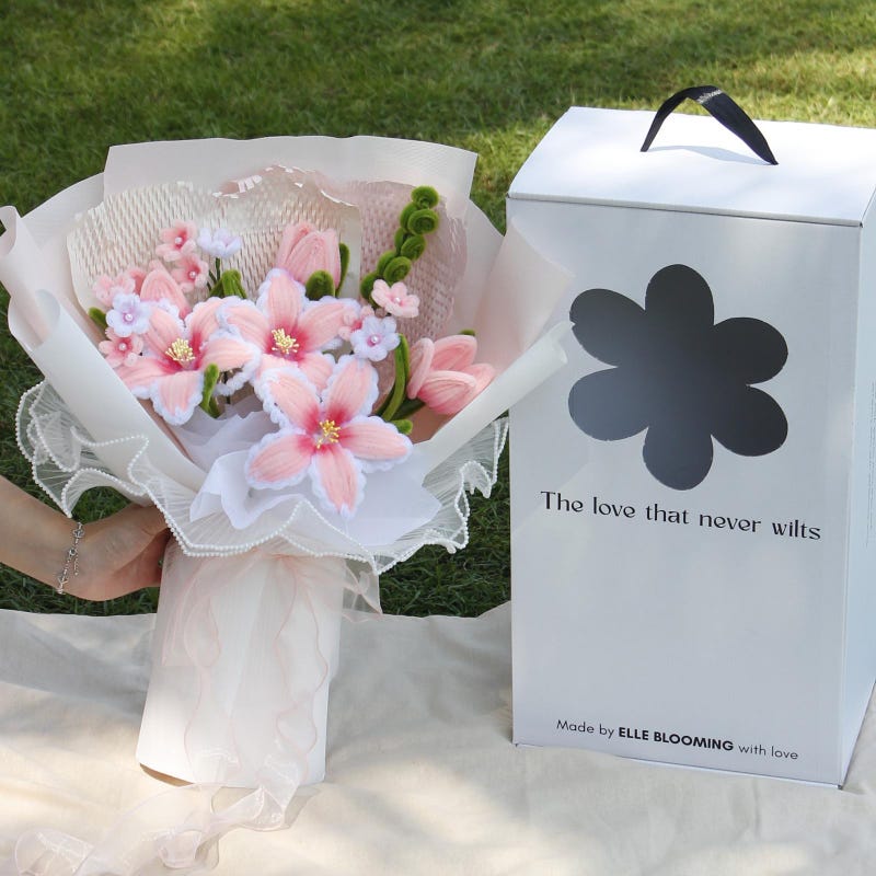 Pink Pipecleaner Flowers - Etsy