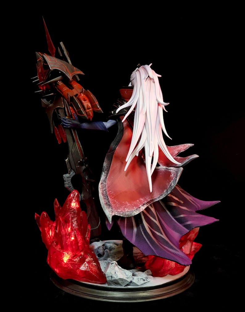 Dota 2 Drow Ranger Arcana (red Style) Custom Figure - Etsy