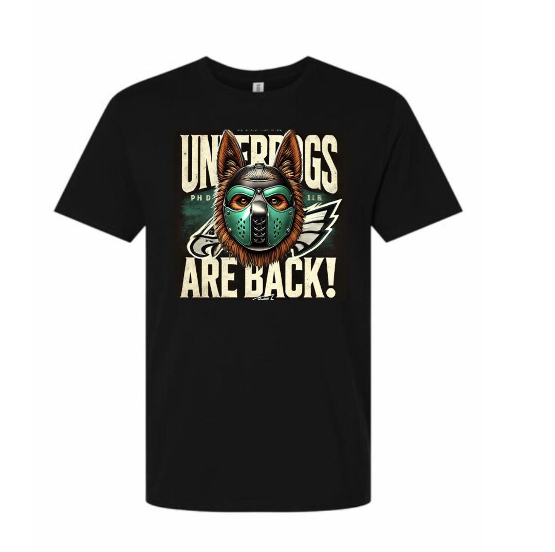 Philadelphia Eagles Underdogs T-shirt - Bold Football Fan Apparel Large - Etsy