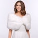 Pure Light Ivory Faux Fur Wrap With Pocket Faux Fur Stole Faux Fur ...