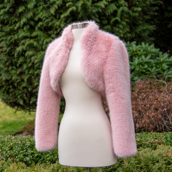Pink Fur Coat - Etsy