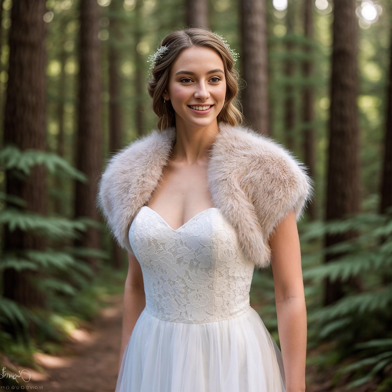 Fur Shrug Woman - Etsy