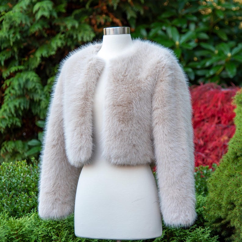 Faux Fur Bridal Jacket: Long Sleeve Bolero Shrug - Etsy