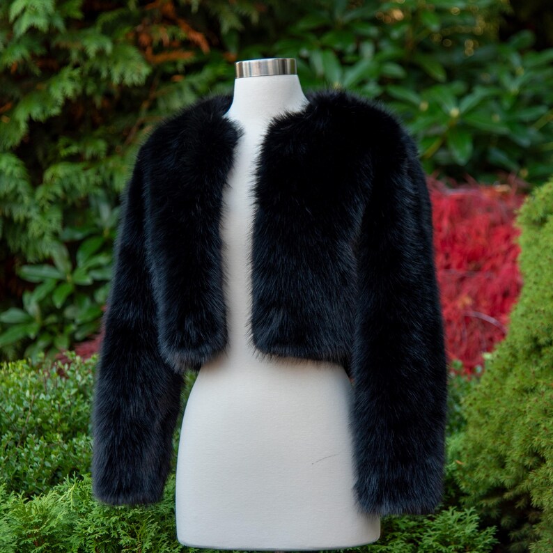 Faux Fur Bridal Jacket: Long Sleeve Bolero Shrug - Etsy