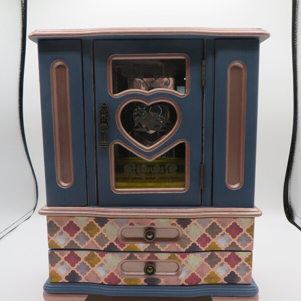 Vintage Wood Book Box, Upcycled, Small, Memory, Keepsake, Cottage Life ...