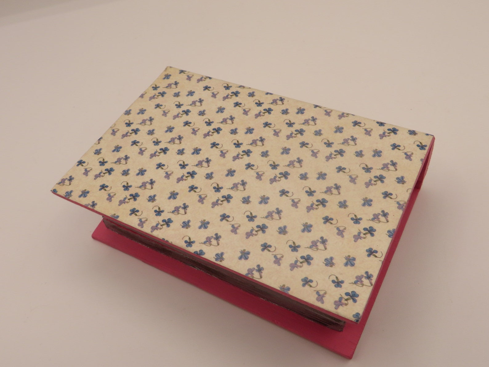Vintage Wood Book Box, Upcycled, Small, Memory, Keepsake, Cottage Life ...