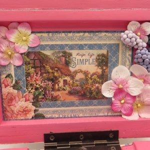 Vintage Wood Book Box, Upcycled, Small, Memory, Keepsake, Cottage Life ...