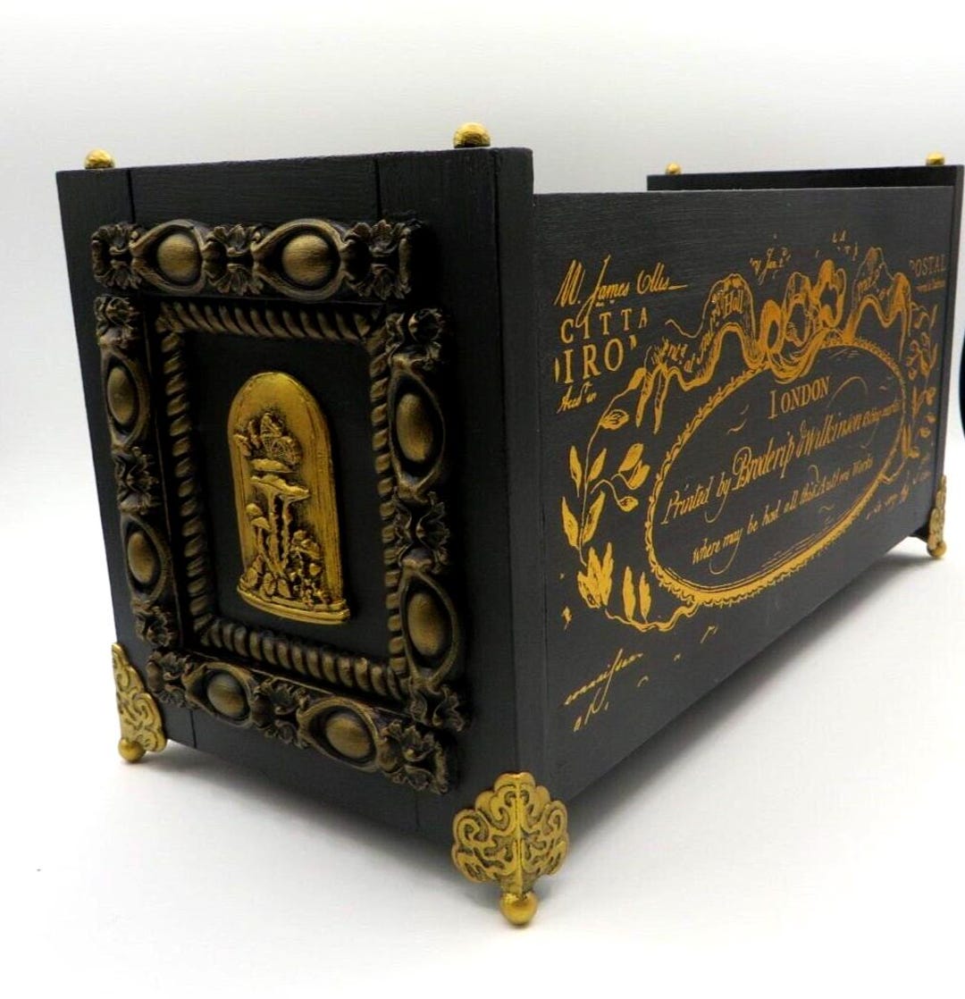 Decor Box, Gold Shop Labels, Clay Mushroom Cloches, Gold Accents ...