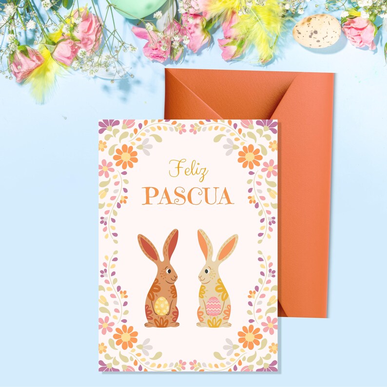Conejo Alebrije De Pascua, Tarjeta De Pascua, Feliz Pascua Tarjeta ...